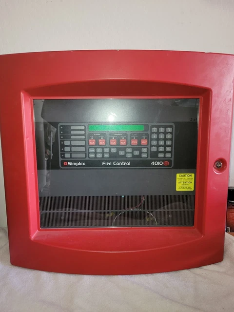SIMPLEX 4010ES ADDRESSABLE FIRE ALARM CONTROL PANEL 120V RED EUR 1.022 ...