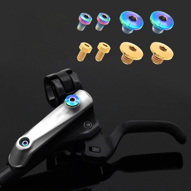 4PC VÉLO BICYCLETTE Split Type Frein Lever-Bleed Boulon For-Shimano ...