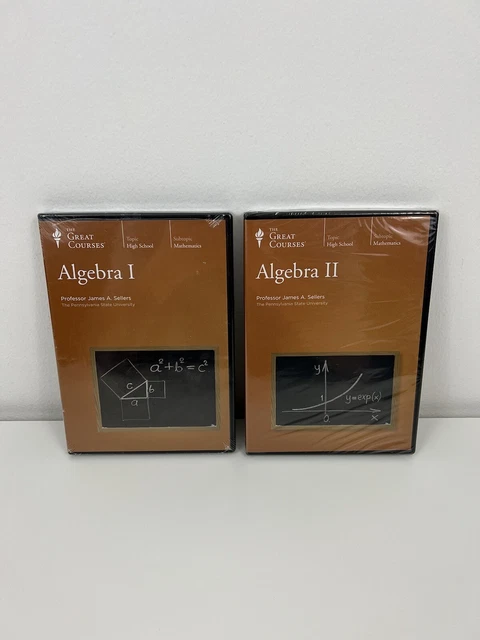 GRANDES CURSOS ÁLGEBRA I y Álgebra II DVD Matemáticas Conjunto Nuevo Sellado EUR 33,42 - PicClick ES