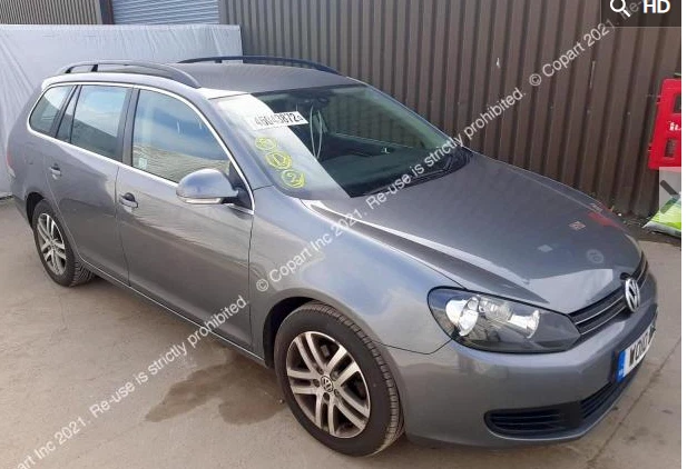 VW GOLF MK6 Estate Auto Dsg 1.6Tdi Cayc Lqn Ld7X Platinum Grey ...