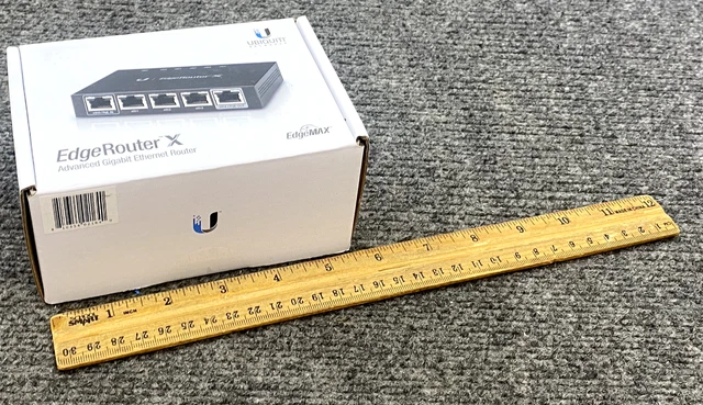 UBIQUITI NETWORKS EDGEROUTER X Advanced Gigabit Ethernet Router - NIB ...