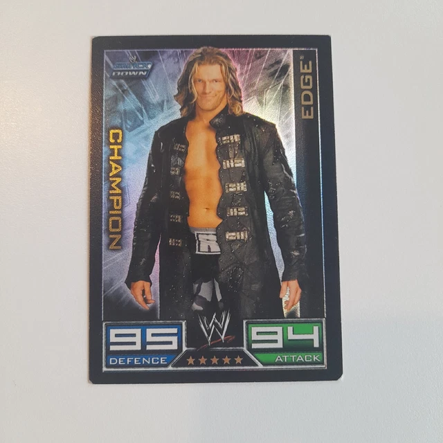 CARTE DE CATCH Edge Holo Wrestling Topps Slam Attax Limited 2008 ...