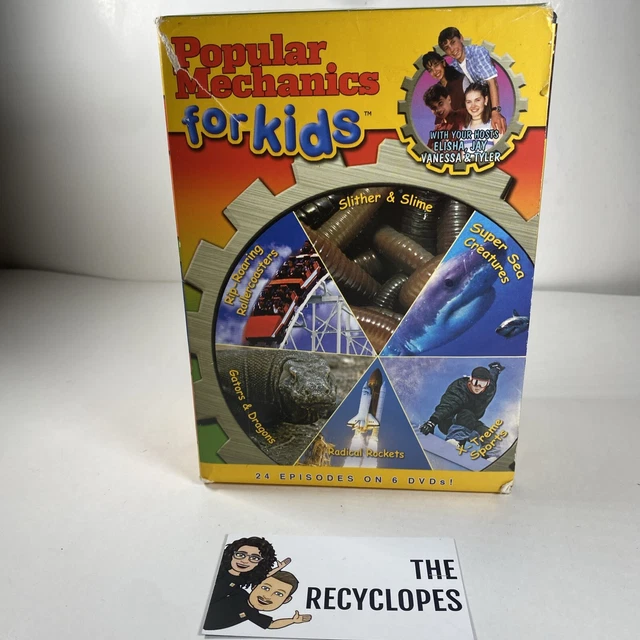 POPULAR MECHANICS FOR Kids DVD 6 Disk Set 2005 Scratched Discs $19.99 ...