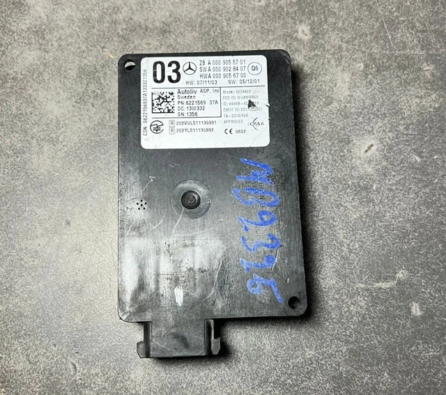 MERCEDES W205 W222 Bumper Blind Spot Radar Distance Sensor Module A000 ...