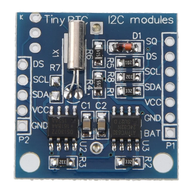 I2C DS1307 MODULO de reloj de tiempo real para Arduino Tiny RTC A3Q6 ...