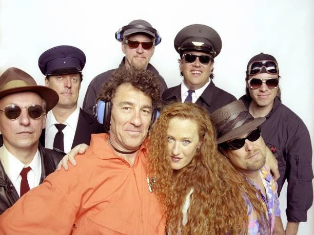 AMERICAN GLAM ROCK band The Tubes bassist Rick Anderson, drummer - Old ...