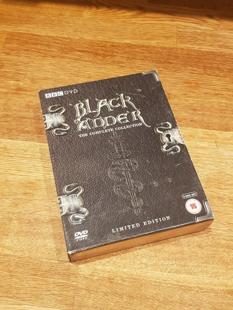 BLACK ADDER DVD Boxset Complete Collection Cardboard Sleeve BBC 6 Disc ...