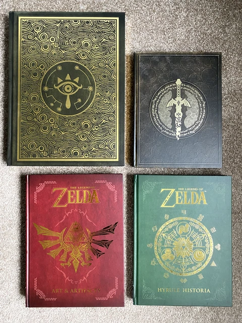 THE LEGEND OF Zelda Books, Deluxe Tears & Breath Guides plus Art ...