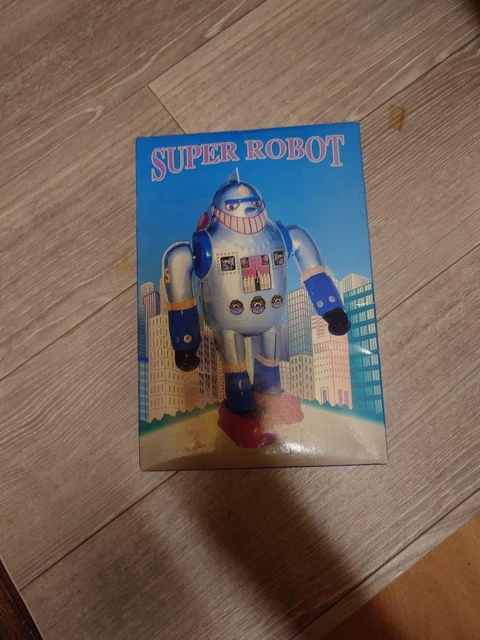 SUPER ROBOT X-25 Vintage Wind-up Type Tin Toy Showa Retro £156.48 ...