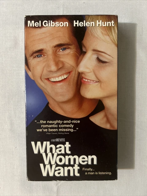 WHAT WOMEN WANT (VHS, 2001) Previous Blockbuster VHS Rental! £1.37 ...