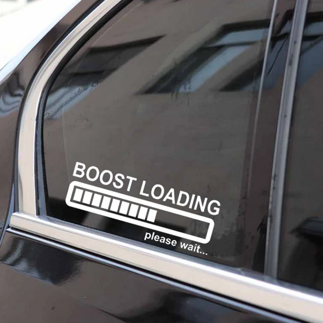 Boost Loading Vehicle Window Sticker Decal Jdm Race Car Drift Vinyl