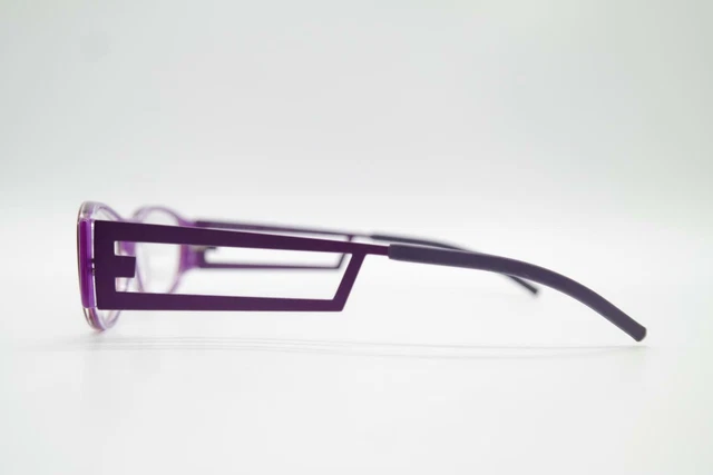 KARAVAN DOUBLE JE 3 Violett Oval Brille Brillengestell eyeglasses Neu EUR 37,05 - PicClick DE