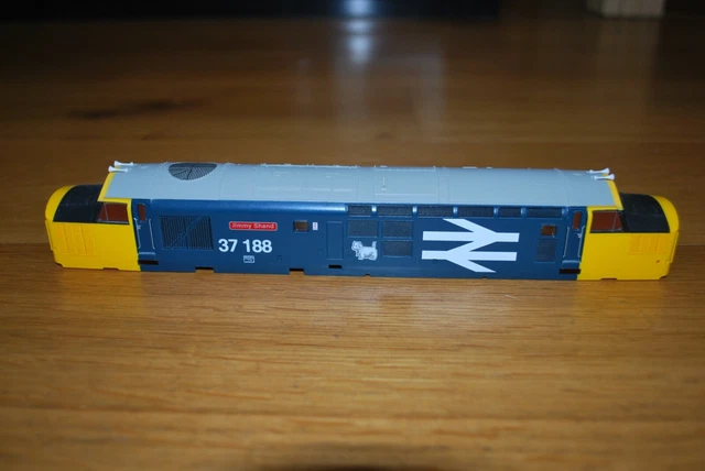 LIMA CLASS 37 Blue Large Logo Livery Body Shell 37188 - Ex Unboxed ...