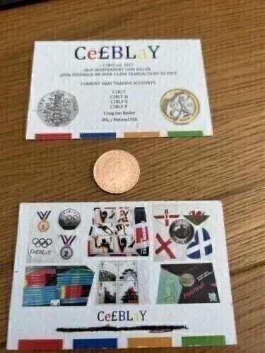 RARE - UNC NIFC 2019 ROYAL COAT ARMS SHIELD 1p COIN FROM ROYAL MINT SET ...