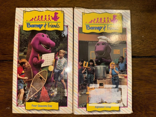 BARNEY TIME LIFE VHS Lot (2) Four Seasons Day + Alphabet Soup £24.22 ...