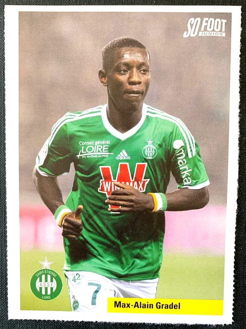 MAX-ALAIN GRADEL AS Saint-Etienne Rare Football Rookie Card Collector EUR 19,99 - PicClick FR