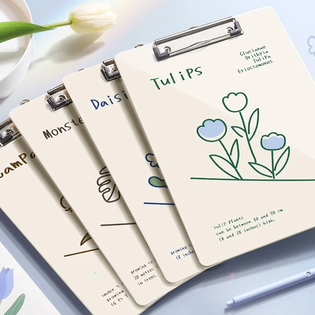 MULTIFUNCTION A4 FILE Folder Metal Memo Clip Board Test Paper Clip ...