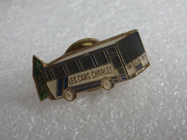 PIN'S VINTAGE PINS Collector publicitaire les cars charles Lot PF026 ...