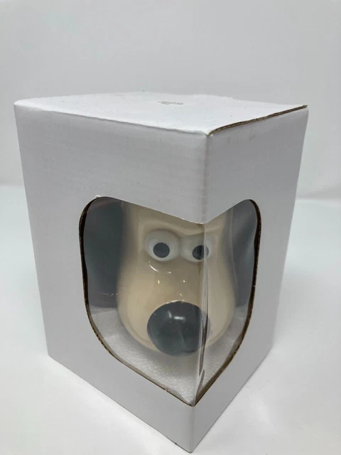 AARDMAN WALLACE & Gromit, Gromit Head Face Mug Temperature Nose PG Tips ...