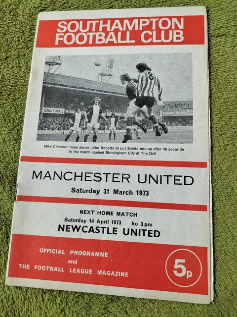 9 VINTAGE MANCHESTER United Fc Football Programme Bundle 1973-78 £4.38 ...