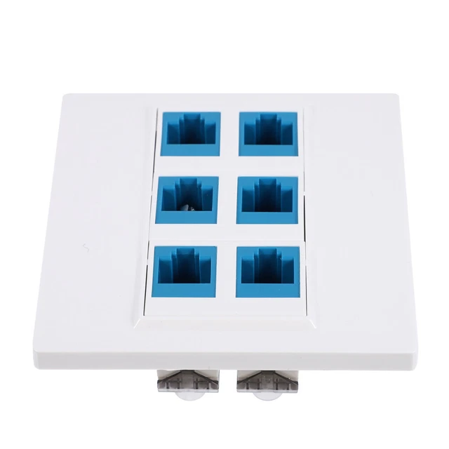 CAT6 RÉSEAU FIL Port Réseau Ligne Prise Ethernet Plaque Murale EUR 17 ...