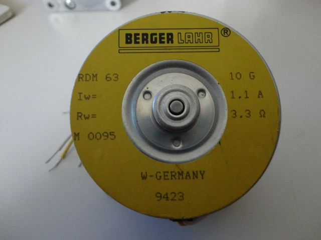 BERGER LAHR MOTOR RDM 63 10G Lagerware EUR 35,00 - PicClick DE