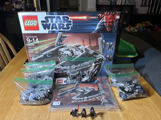 LEGO STAR WARS:SITH Fury-class Interceptor 9500 COMPLETE Manuals ...