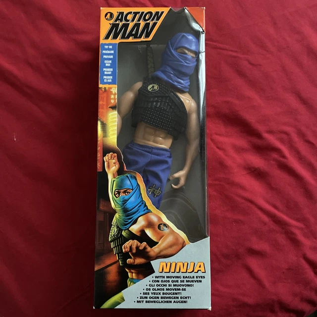 ACTION MAN NINJA Warrior Figure 1993 Hasbro, Moving Eyes Boxed £16.32 ...
