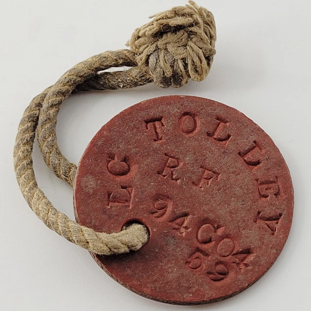 WW1 - LONDON Regiment - Royal Fusiliers - TOLLEY - DOG TAG BRITISH ARMY ...