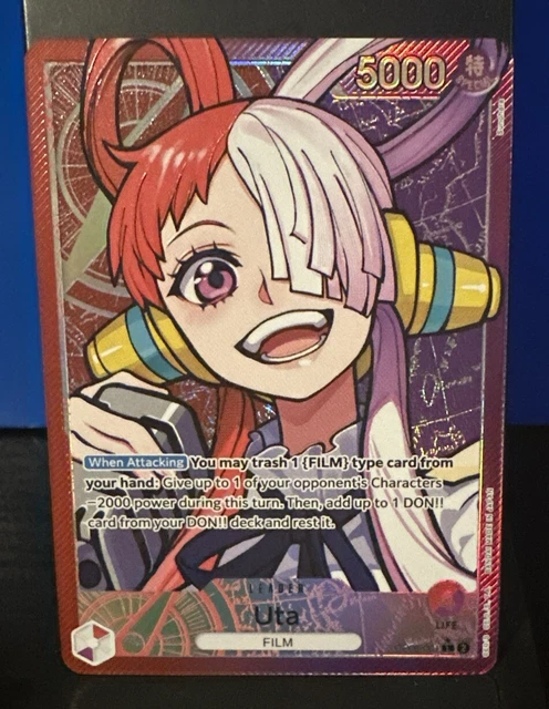 ONE PIECE WINGS Of The Captain Uta Op06-001 Leader Alt Art English EUR ...