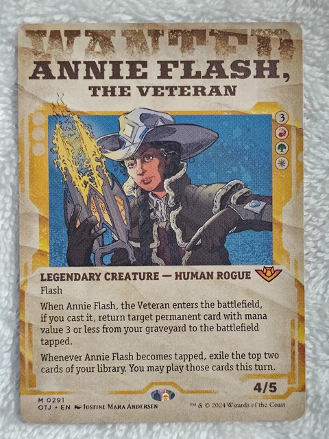 MTG ANNIE FLASH, the Veteran Showcase Outlaws of Thunder Junction #291 ...