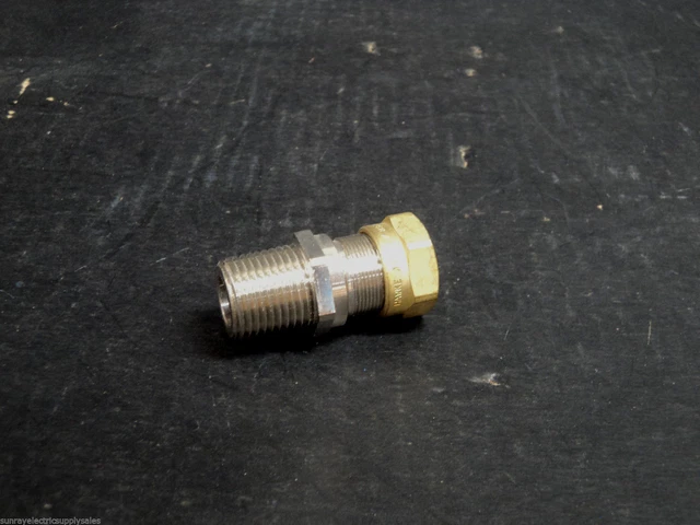 HAWKE A121/O/1/2''NPT INDUSTRIAL Non-Armored Brass Cable Gland NEW EUR ...