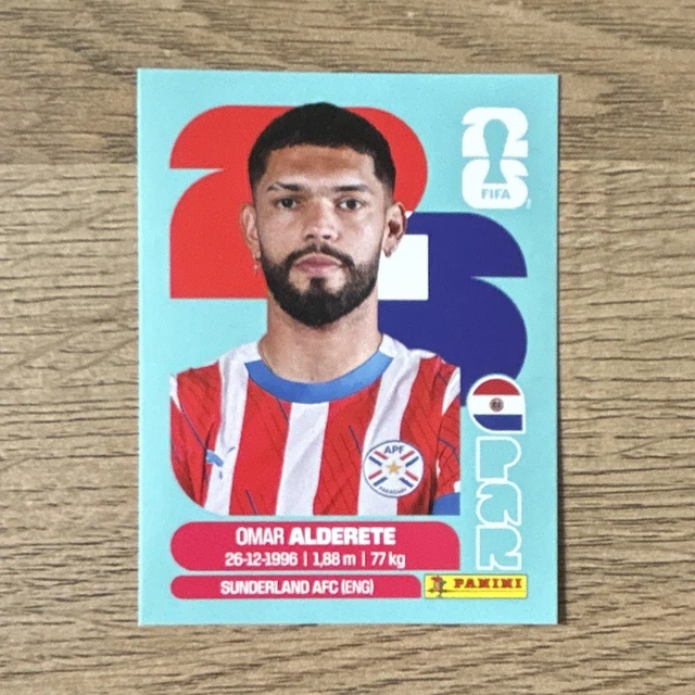 PANINI FIFA WORLD Cup 2026 Sticker PAR 7 Omar Alderete Portrait ...