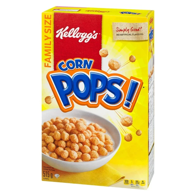 2 BOXES KELLOGG’S Corn Pops Cereal, Family Size, 515g, $30.00 - PicClick CA