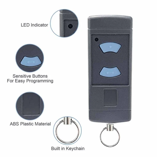 GARAGE DOOR REMOTE Control Transmitter Replacement for HORMANN HSE2-868 ...