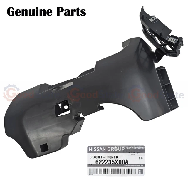 GENUINE NISSAN NAVARA D40M Pathfinder R51 Front Bumper Side Bracket LH ...