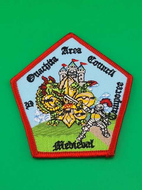 OUACHITA AREA COUNCIL Camporee Medieval Octagon Patch BSA Scouts ...