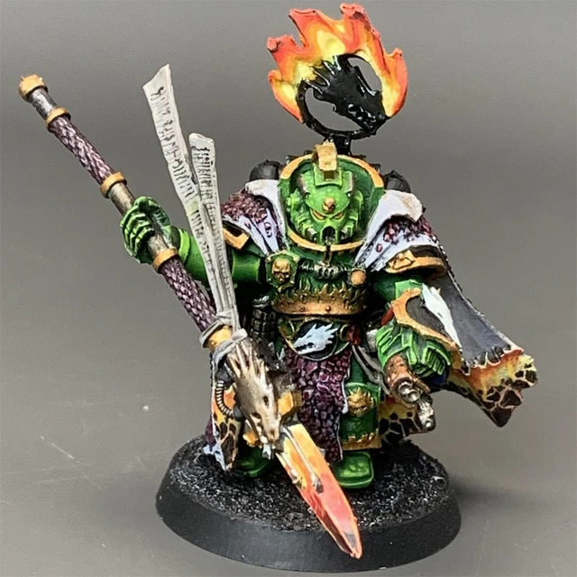 SALAMANDERS CAPTAIN VULKAN He'stan Warhammer 40K Space Marines Presale ...