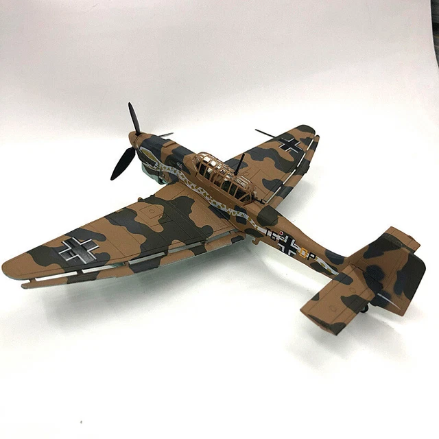 1:72 WORLD WAR Ii Dive Bomber Stuka German Ju87 Alloy Fighter Aircraft ...