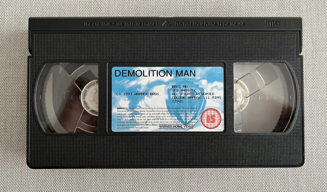 DEMOLITION MAN - Sylvester Stallone - Wesley Snipes (PAL VHS) - Action ...