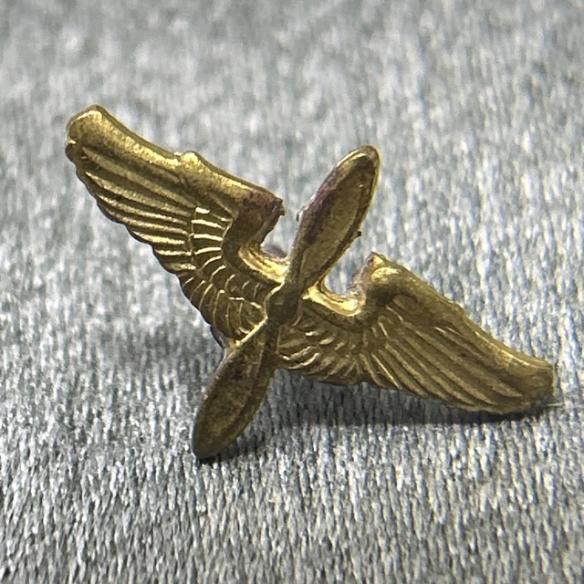 VINTAGE WWII US Army Air Corps Pilot Wings Sweetheart Pin $69.31 ...