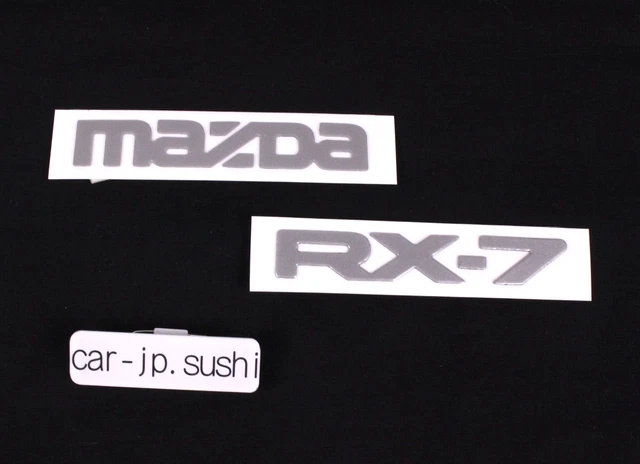 MAZDA GENUINE RX-7 Rx7 Fd3S Fc3S Fc3C Rear Emblem Set Badge Ornament ...