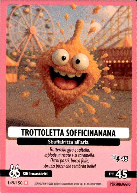 CARD SKIFIDOL ITALIAN Brainrot. Allucinazione Cosmica 2025 # 149 EUR 1 ...
