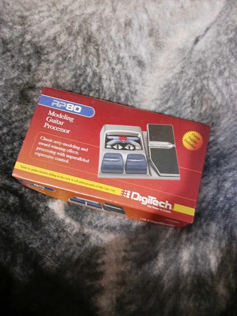 DIGITECH RP80 MULTI Effects Pedal Modeling Guitar Processor With Power ...