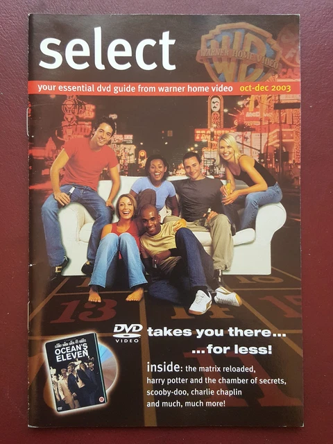 SELECT - WARNER Home Video DVD Guide - Oct-Dec 2003 - Catalogue #W713 £ ...