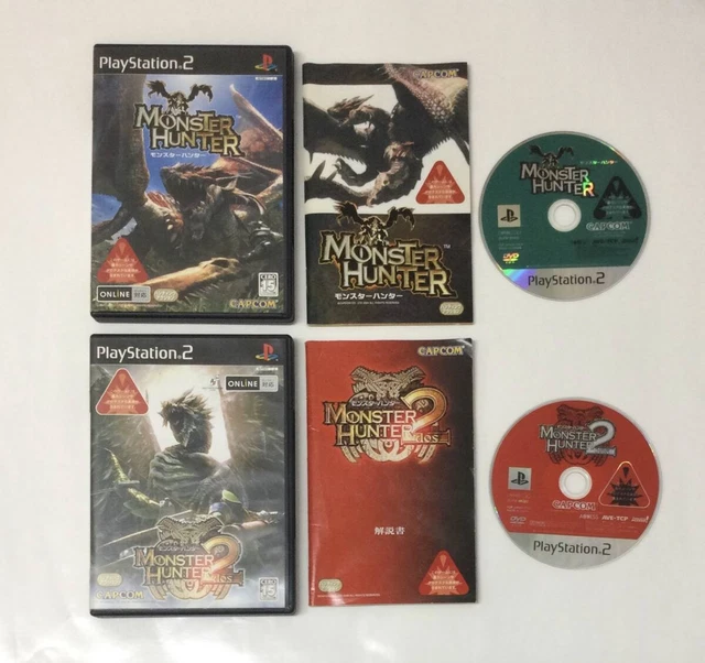 MONSTER HUNTER 1 & 2dos PlayStation2 PS2 Japanese JP free shipping ...