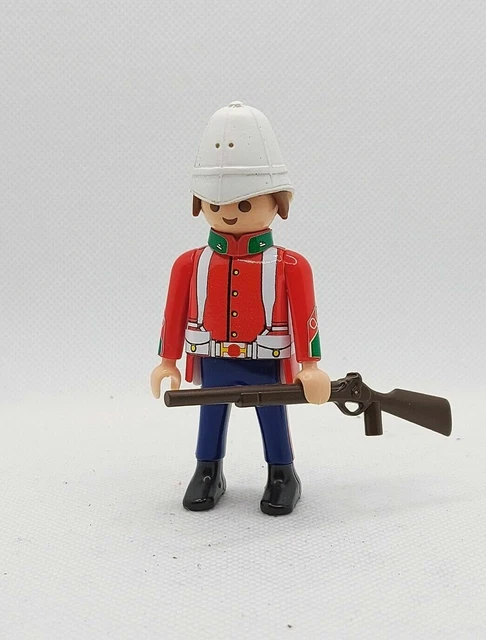 PLAYMOBIL CUSTOM BRITISH ENGLISH COLONIAL Soldat ANGLO-ZULU WAR Soldat WW2 EUR 10,55 - PicClick DE