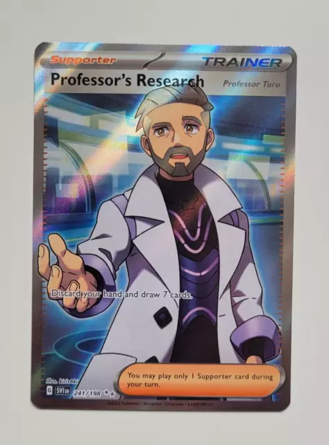 POKÉMON SCARLET & Violet - Professor's Research Turo 241/198 - Ultra ...