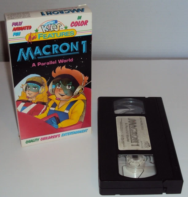 MACRON 1 A Parallel World VHS Video Just For Kids Mini Features Kids ...