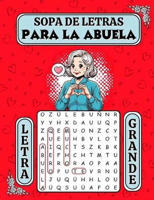 SOPA DE LETRAS para la Abuela Letra Grande: en Espa?ol. F?ciles de resolver. Inc EUR 17,88 ...